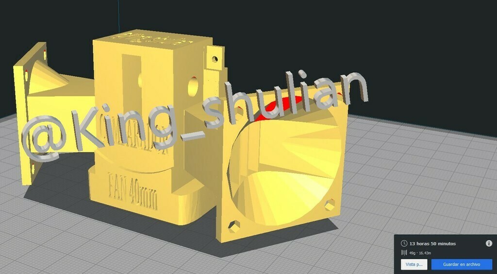 Free 3D file Double fan 40mm + Dial Comparator Mount 🔧・3D print design ...