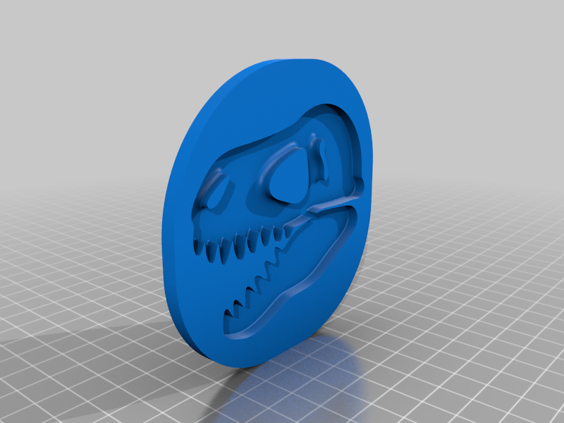 Free 3D file T Rex Skull Mold・3D print design to download・Cults