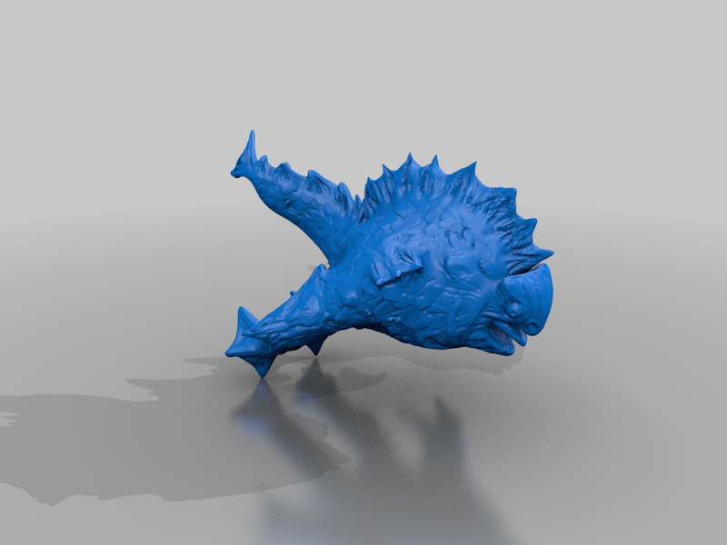 Fichier OBJ gratuit Fishman/Dagon DnD miniature・Objet imprimable en 3D ...