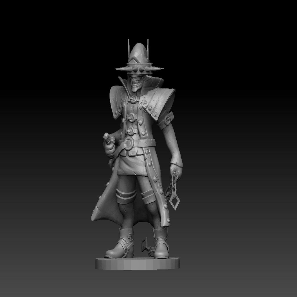 Free OBJ file Batman Who Laughs DnD miniature 🏙️・3D printer design to ...