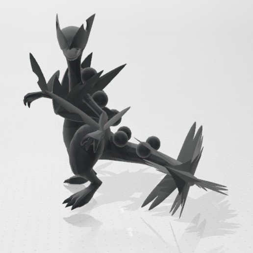 Download STL file Sceptile Mega • 3D print object ・ Cults