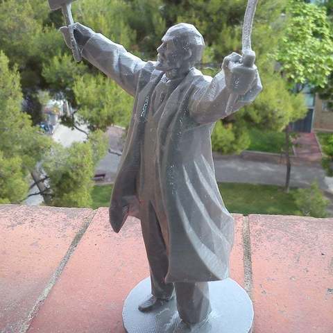 Download free STL file Vladimir Ilyich Ulyanov Lenin • 3D printing ...