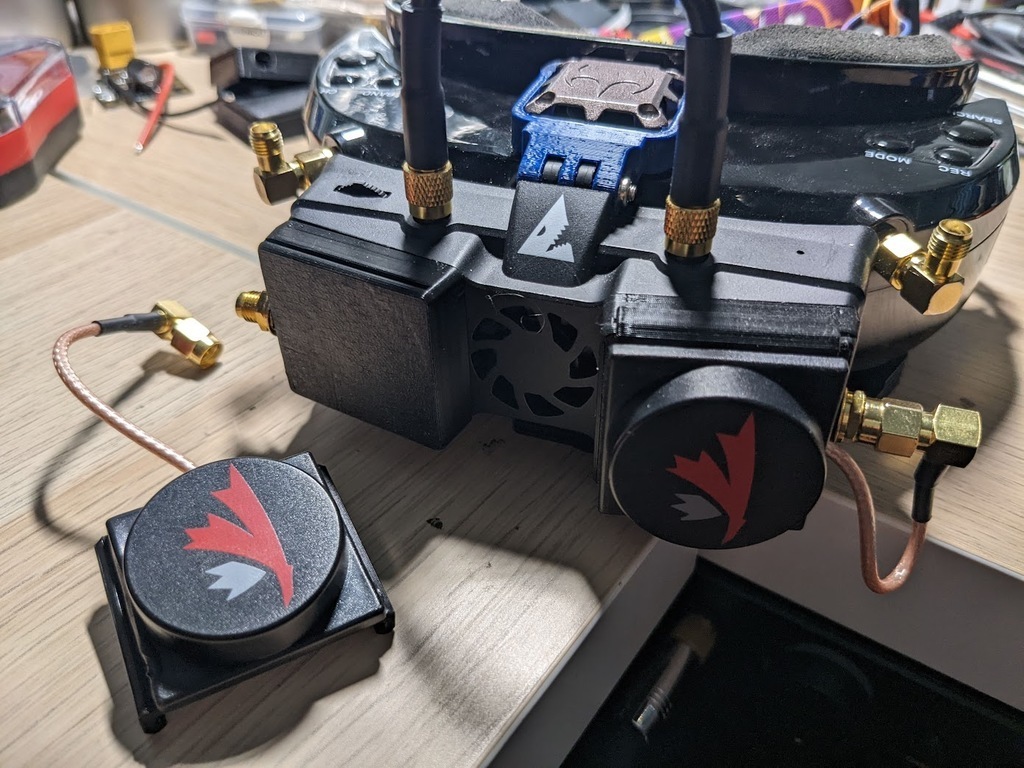 Descargar archivo STL gratis Shark Byte VRX sma con carril hdzero vrx ...