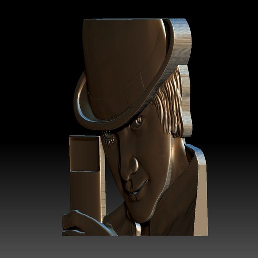 Download 3D printer designs Portrait STL bas-relief Clockwork orange ...