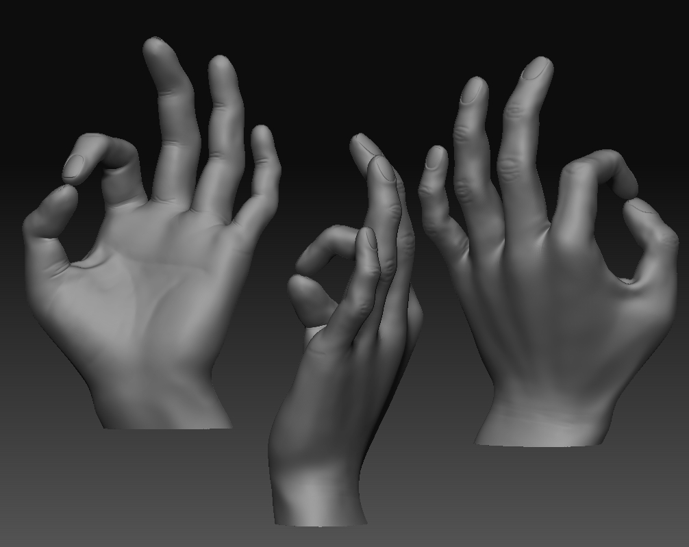 STL file Ok okay sign hand male・3D printing idea to download・Cults