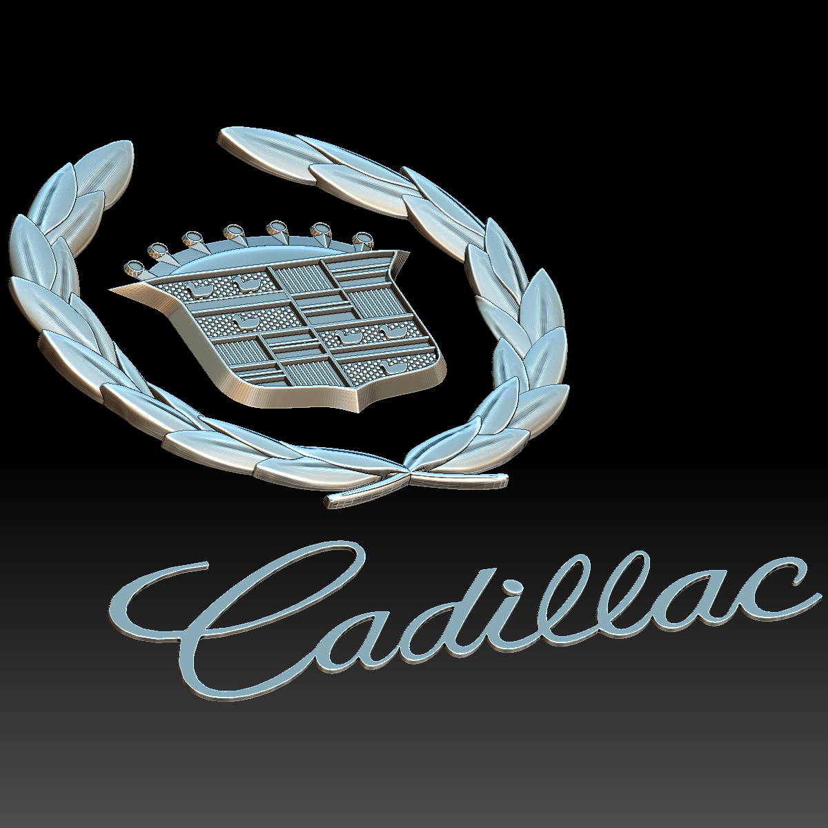 STL file Cadillac logo auto car logotype・3D print design to download・Cults
