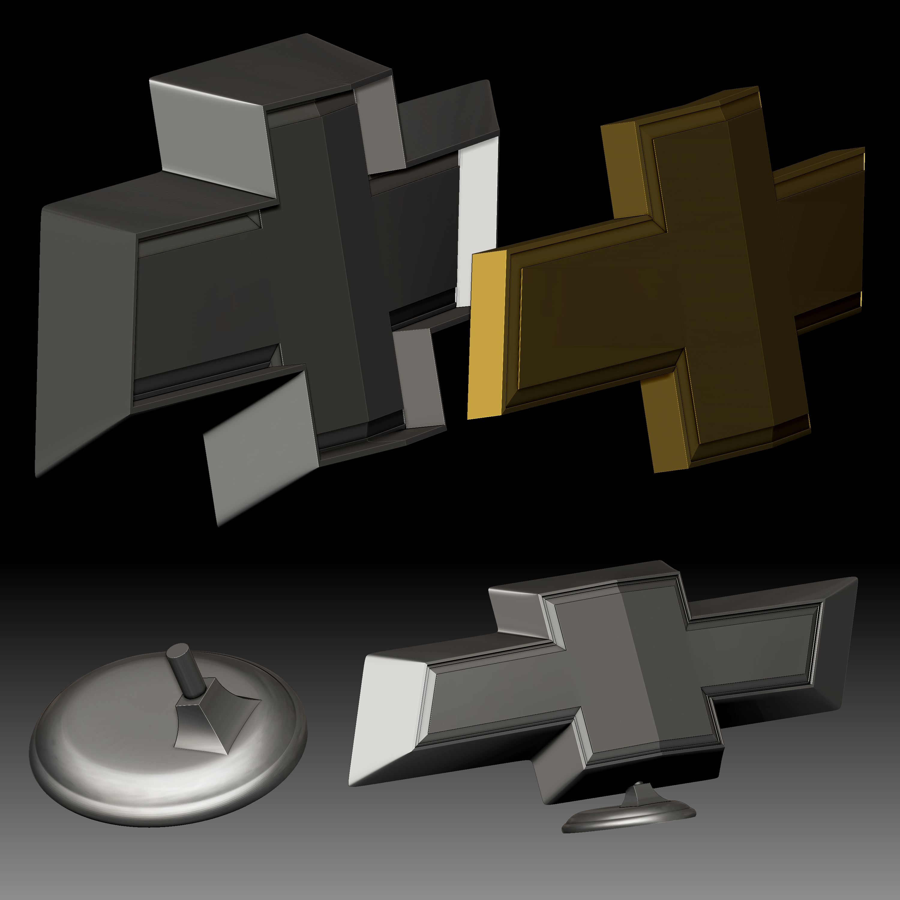 3D file Chevrolet logo car brand for 3D printer or CNC router 🚙・3D ...