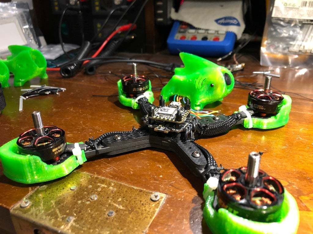 Free STL file Skelepod Drone Frame 4" 5" Pod Canopy 🖼️・Object to ...