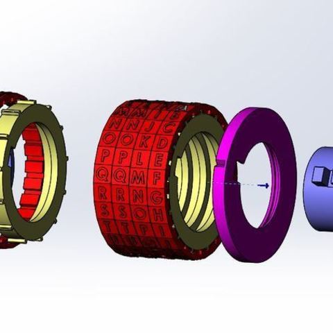 Descargar Modelos 3D para imprimir gratis Cryptex con códigos ...