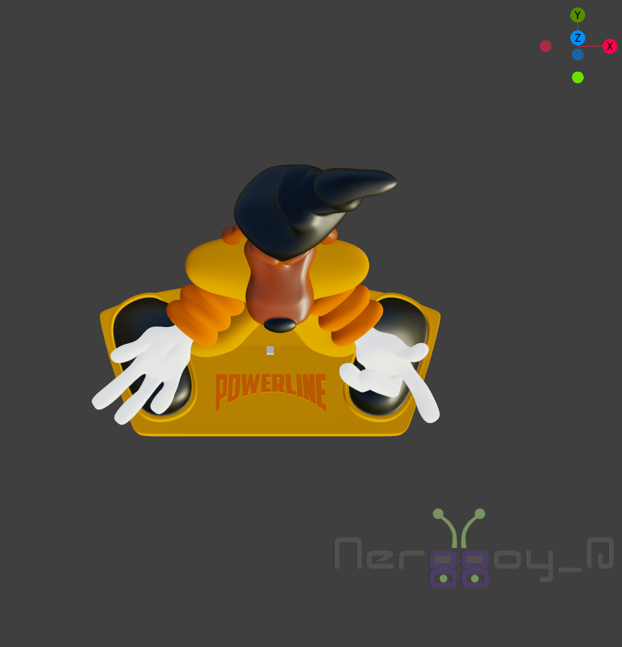STL file Powerline [A Goofy Movie] 🎬・3D print design to download・Cults