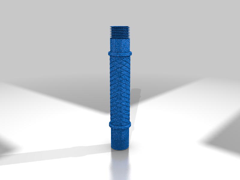 STL file Dumbell handle (3kg)・Model to download and 3D print・Cults