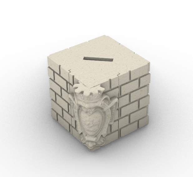 STL file Moneybox・3D printing idea to download・Cults