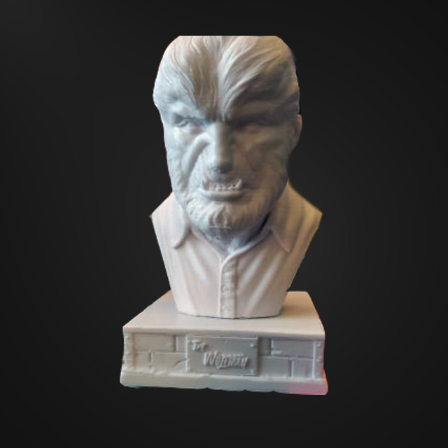 STL file Wolfman bust statue 👤・3D print design to download・Cults