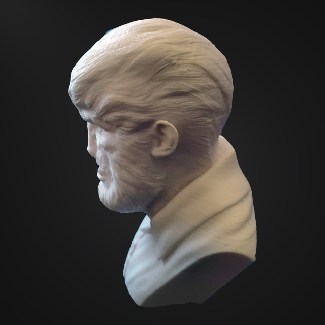 STL file Wolfman bust statue 👤・3D print design to download・Cults