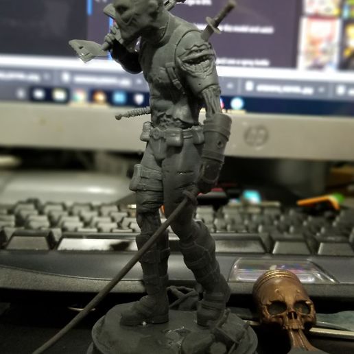 Download STL file Deadpool statue • 3D printing model ・ Cults