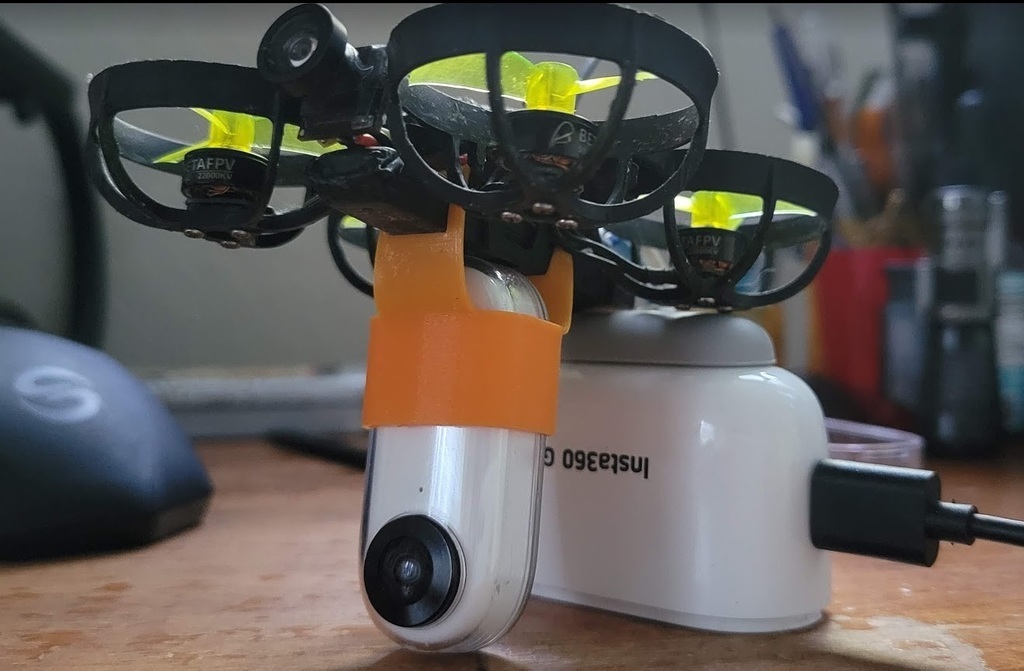 Free 3D file Insta 360 go Whoop Mount 🚁・3D print design to download・Cults