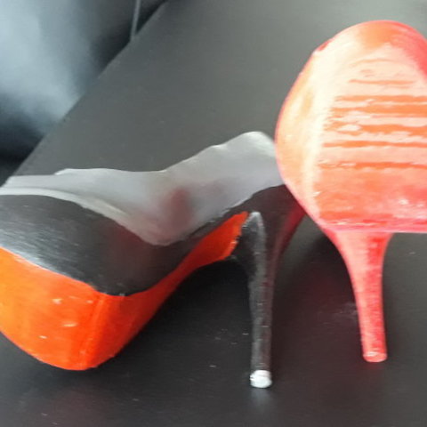 3D printing Open Toe High Heels Platform 3D Print ・ Cults