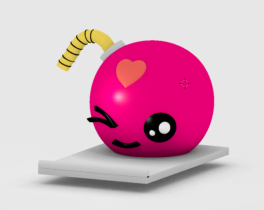 STL file Cell Phone Stands bomba toons - BOMB pink - BOMB OMB- PINK 📞 ...