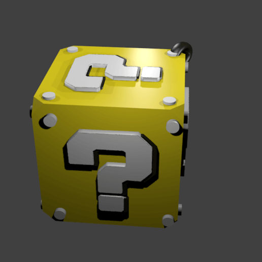 Descargar archivo STL gratis LLAVERO CAJA DE MARIO BROS - KEY CHAIN ...