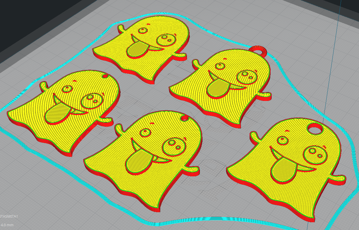 STL file TERRESTRIAL KEY KEY - ghost KEY CHAIN 🔑・3D printing idea to ...