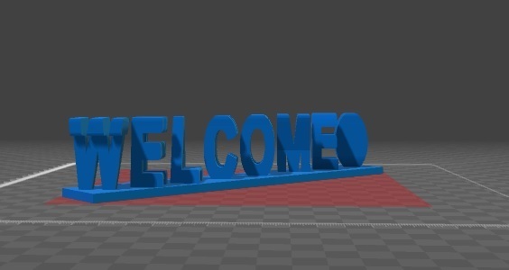 STL file Welcome and Thankyou・3D printing design to download・Cults