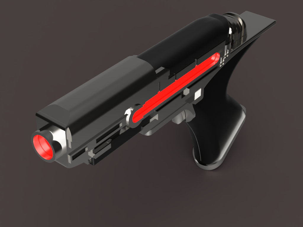 STL file Phaser gun from Star Trek Picard / with electronics!・3D print ...