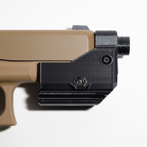 Download 3D model Glock 19 (X) thread adapter ・ Cults