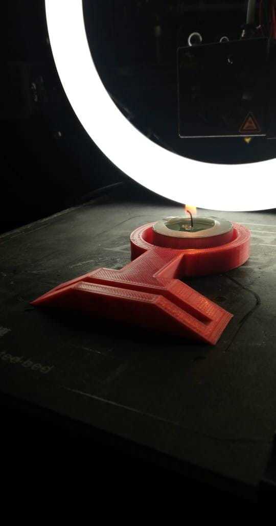 STL file Short base, Litofania (lithophane) flat, candles.・3D printable ...