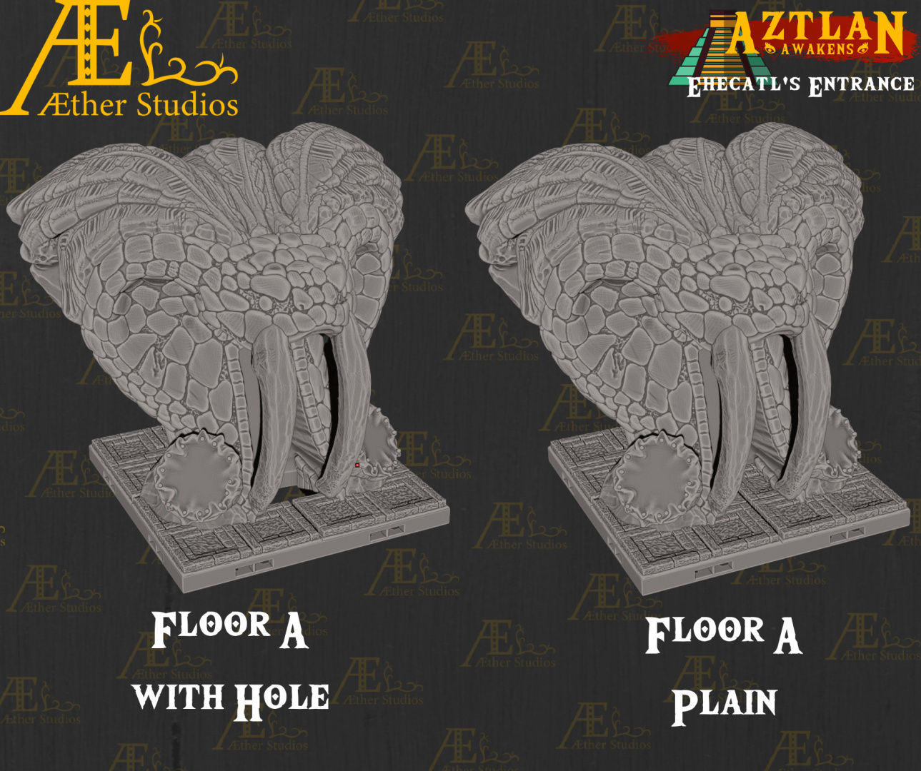 Fichier 3D L'entrée d'Ehecatl d'Aztlan・Design pour impression 3D à ...