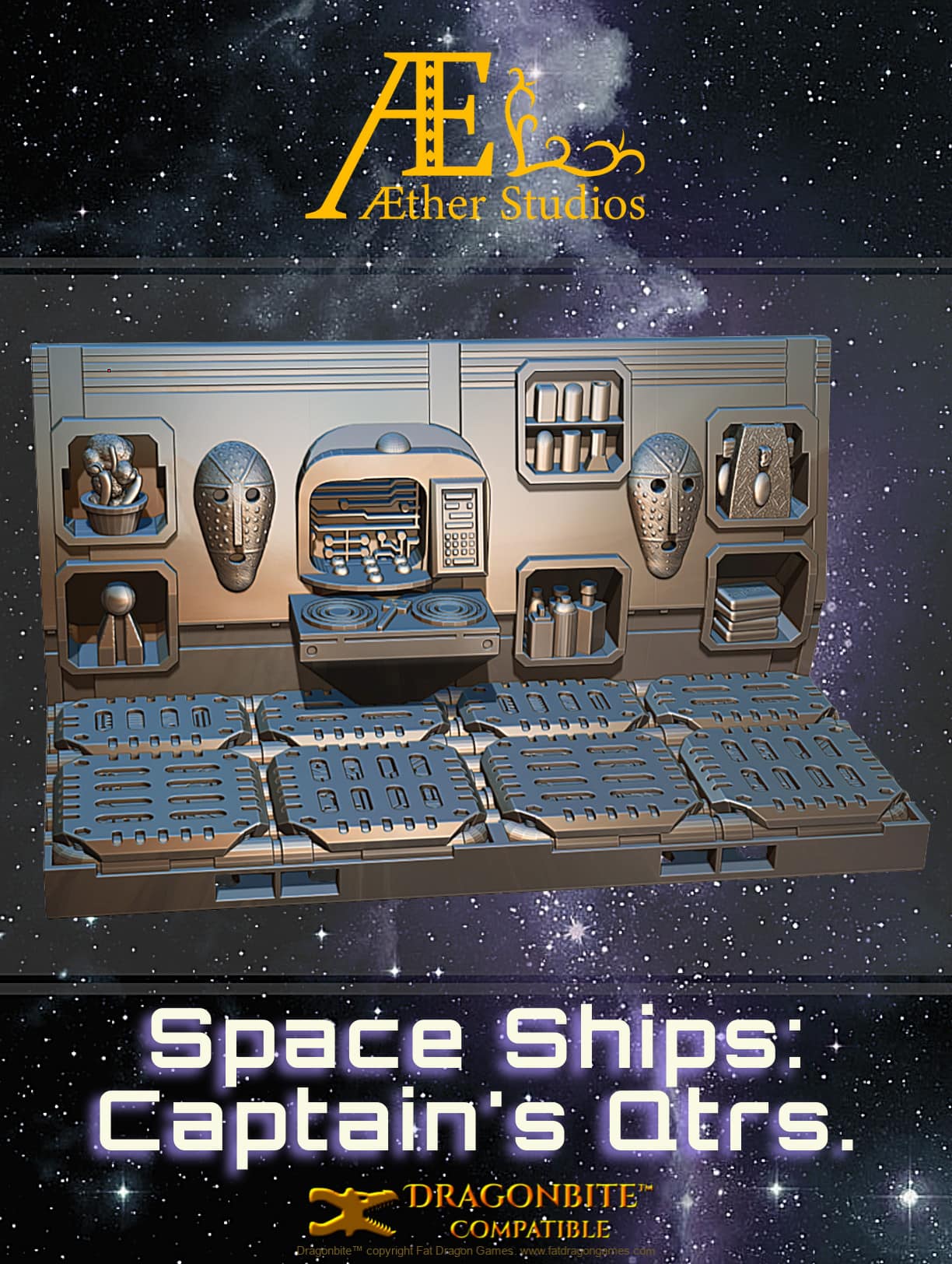 Free 3D file Space Ships: Captain’s Quarters 🛰・Template to download and ...