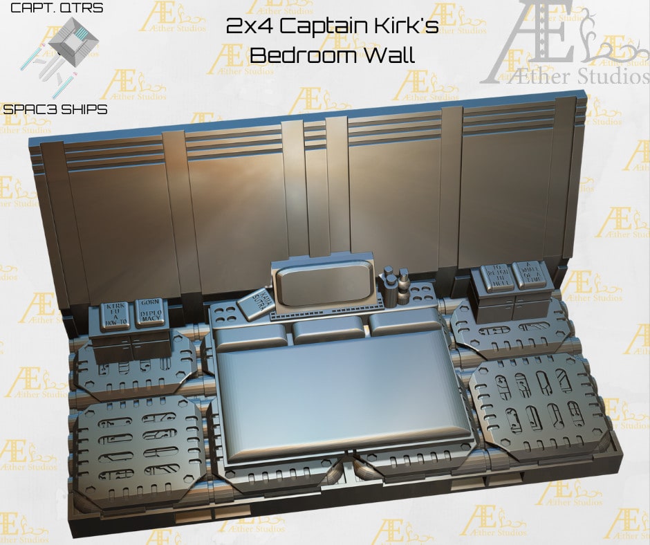 Free 3D file Space Ships: Captain’s Quarters 🛰・Template to download and ...