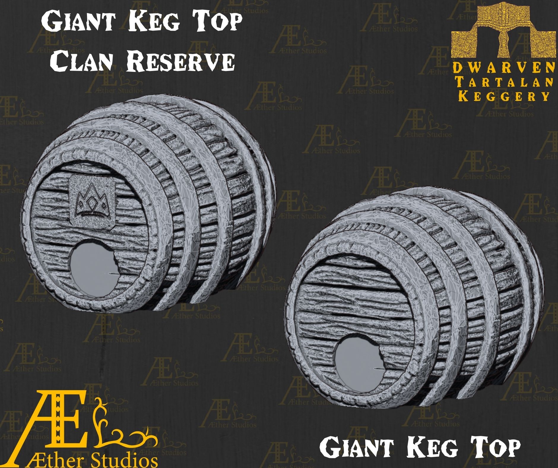 3D file Dwarven Hold: Clan Tartalan's Keggery 🎲・Design to download and ...