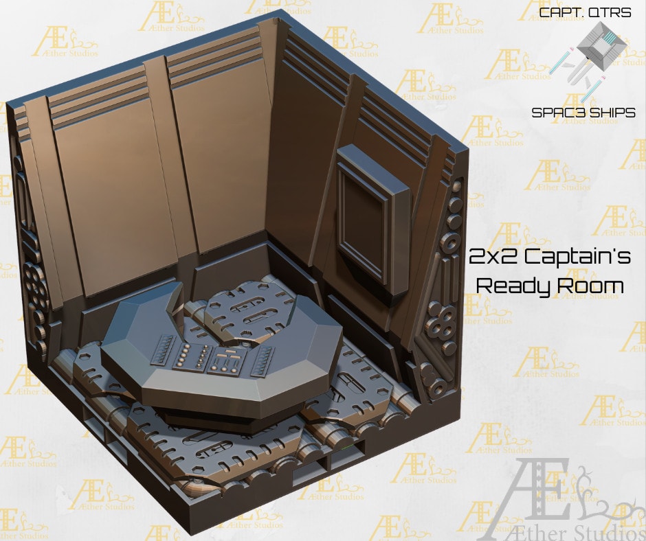 Free 3D file Space Ships: Captain’s Quarters 🛰・Template to download and ...