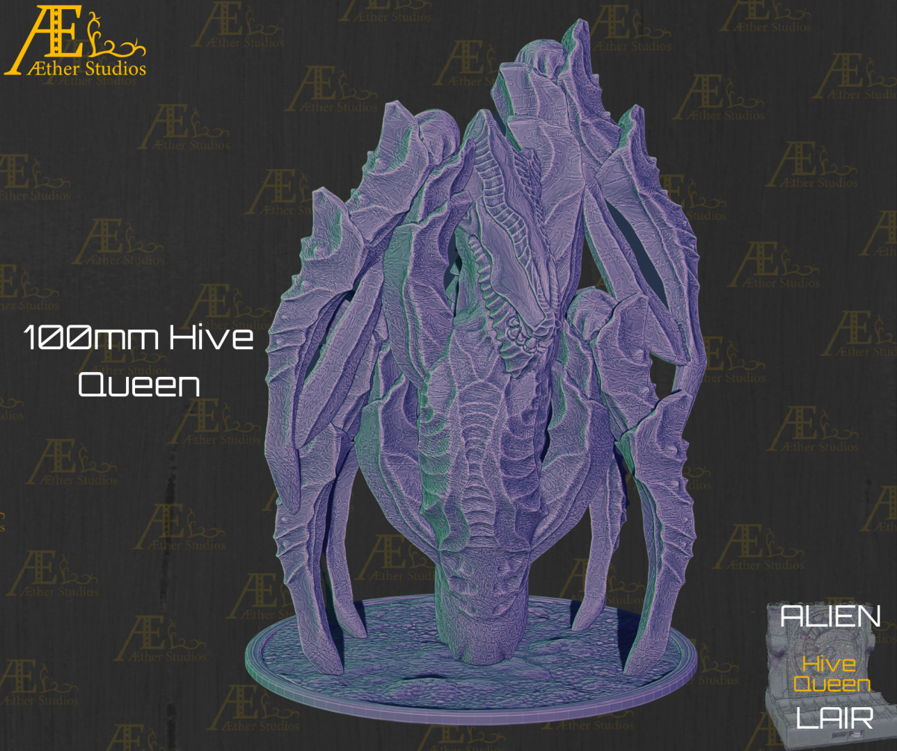 3D file Alien Lair: Hive Queen・Design to download and 3D print・Cults