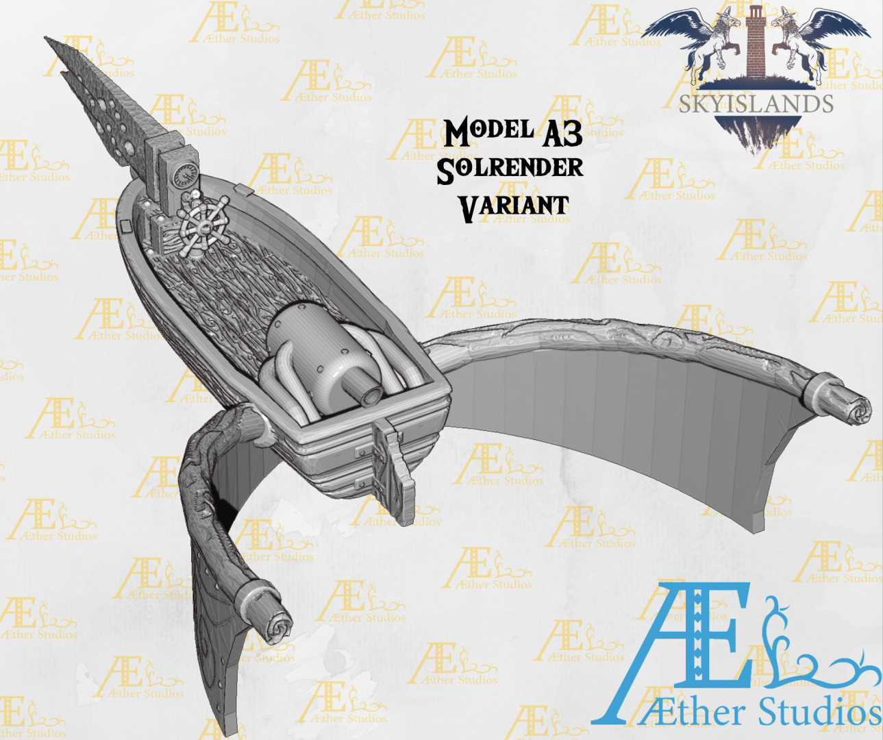 3D file Sky Islands: Ziltek Model A 🛥️・3D printing template to download ...