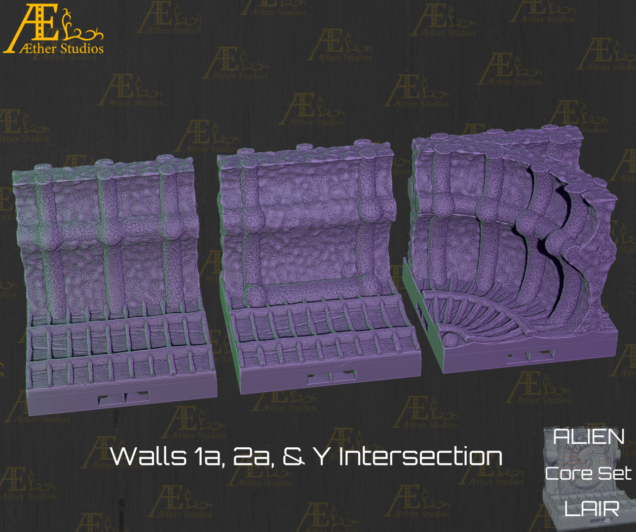 3D file Alien Lair - Core Set・3D print object to download・Cults