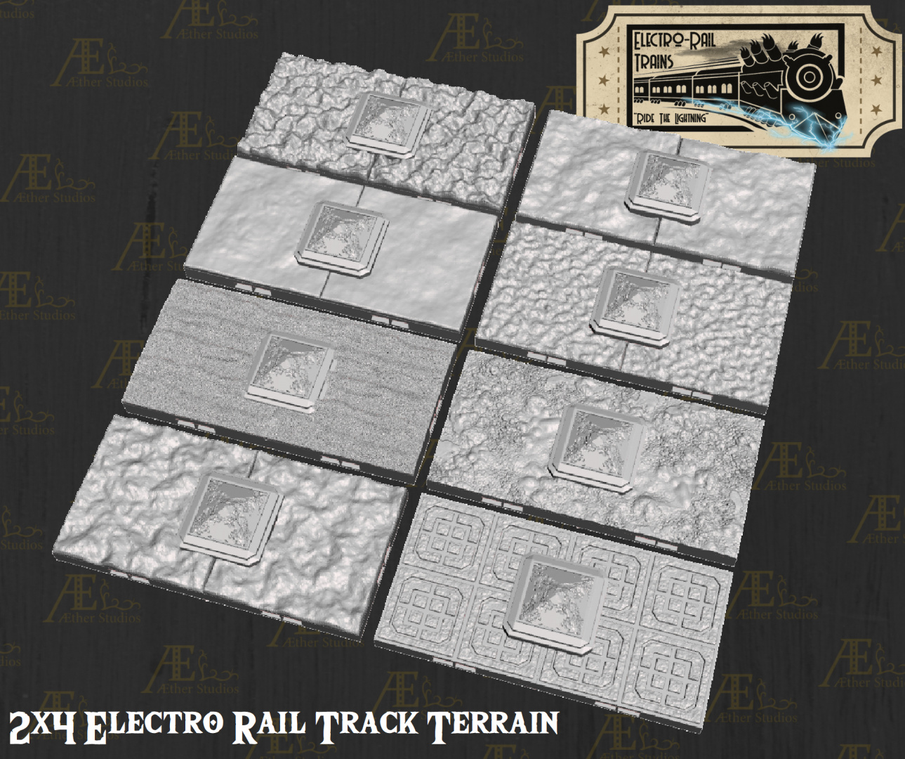 3D file Electro Rail Trains - Electro Rail Track・3D printer model to ...
