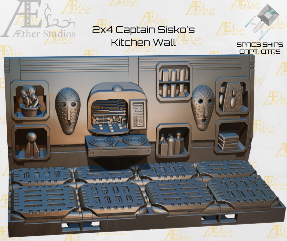 Free 3D file Space Ships: Captain’s Quarters 🛰・Template to download and ...