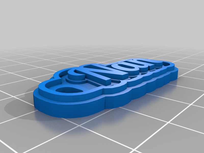 Free STL file Nan Keyring・Template to download and 3D print・Cults