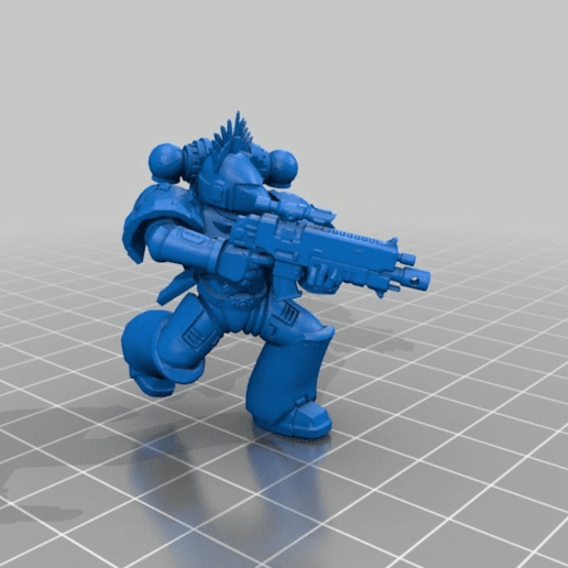 Download free STL file Beaky rainbowwarrior squad • 3D printer design ...