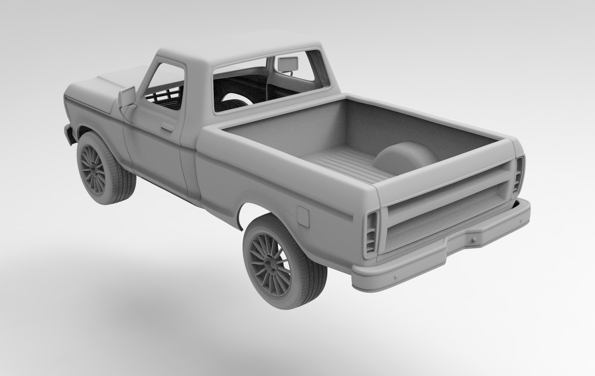 STL file Ford F100 Regular cab STL files 313 mm 🚙・3D printing model to ...