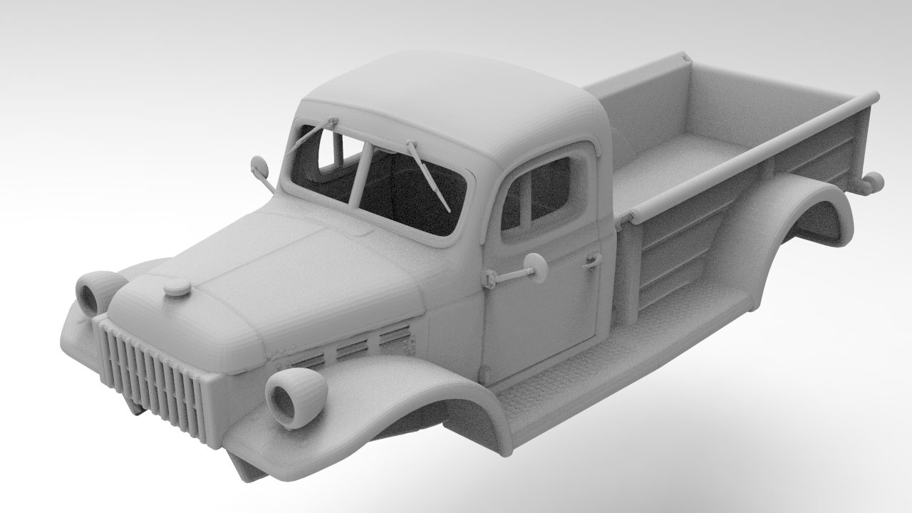 STL file Dodge Power Wagon SCX24 133.5mm 👽・Model to download and 3D ...
