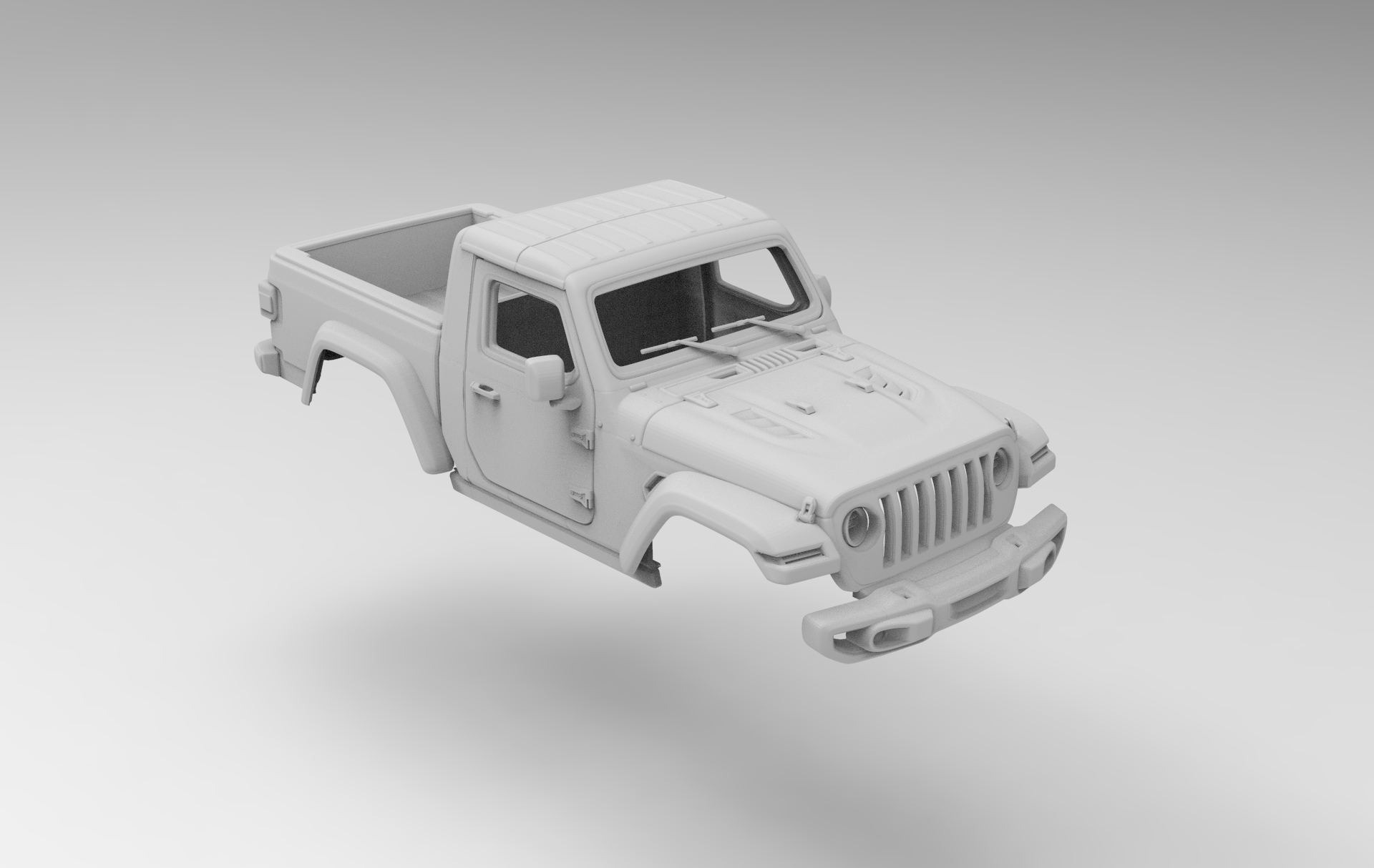 STL file RC body Jeep J6 Axial 313mm STL files 🎨・3D printer design to ...