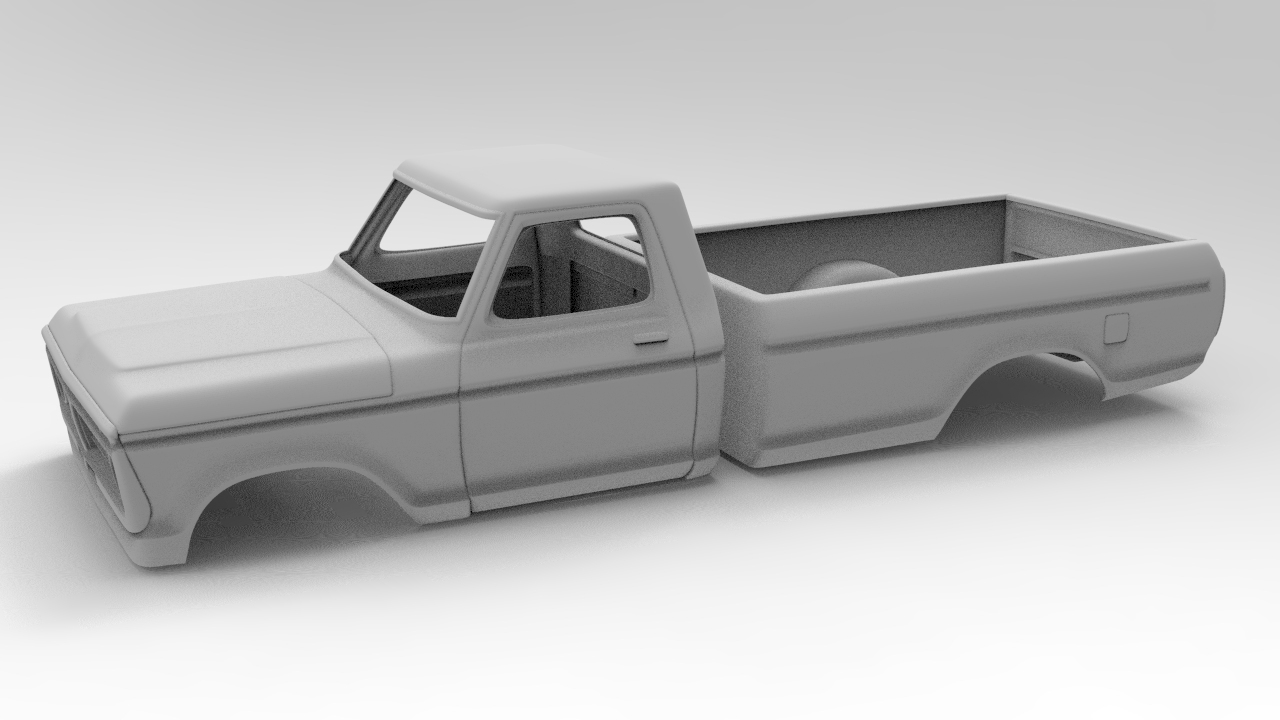 STL file RC car body Ford F150 1974 STL model 🚗・3D printing model to ...