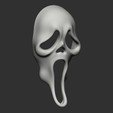 Download STL file Ghost Scream Mask • 3D print model ・ Cults
