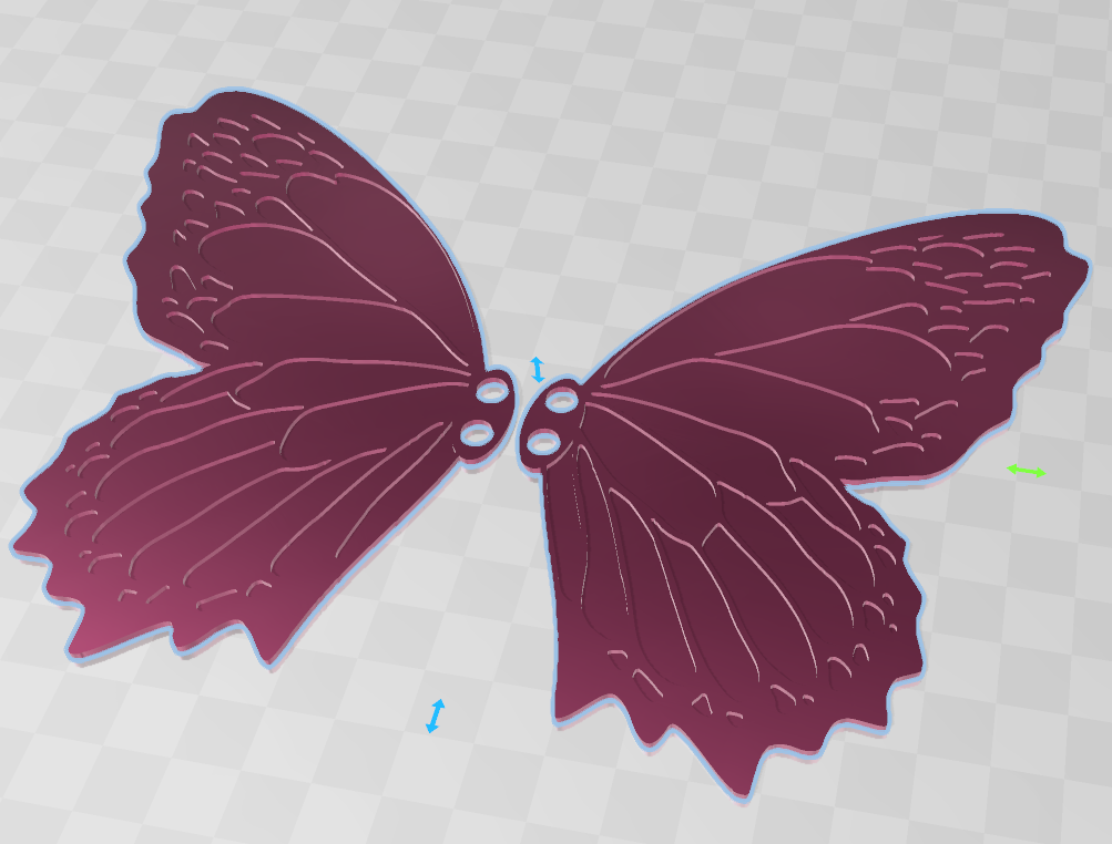 STL file Butterfly shoe wings・3D printer design to download・Cults