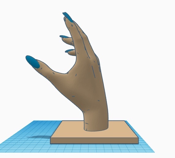 STL file Nails art - Jewelry holder・3D printable design to download・Cults