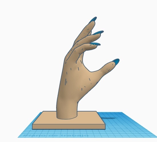 STL file Nails art - Jewelry holder・3D printable design to download・Cults