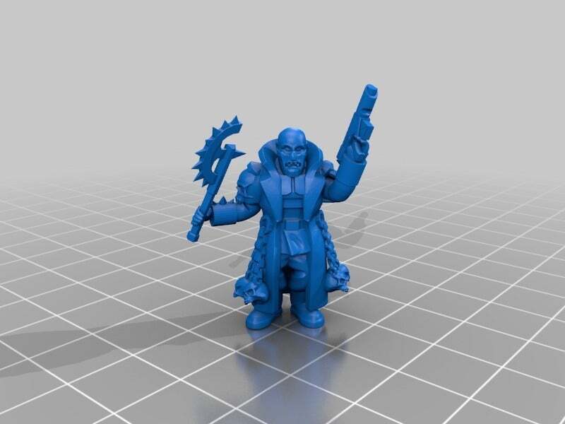 Free STL file Melee Chaos cultists/ renegade traitors・3D printer model ...