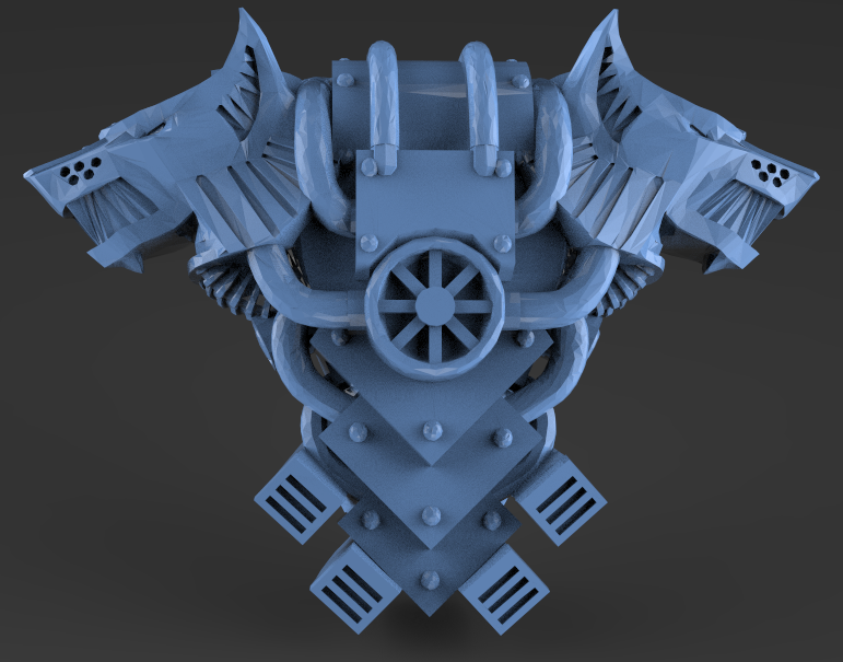 Free STL file Wolf head power pack 🐺・3D printing design to download・Cults